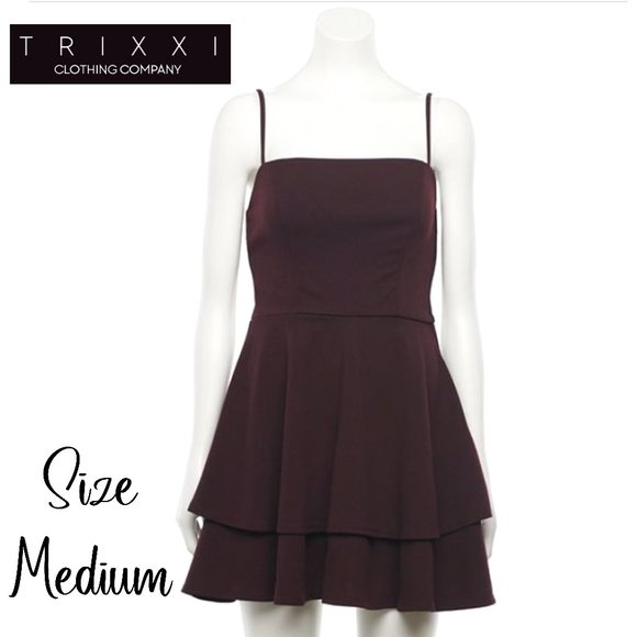 Trixxi | Dresses | Trixxi Backcutout Skater Dress Wbow Nwt Size Medium ...